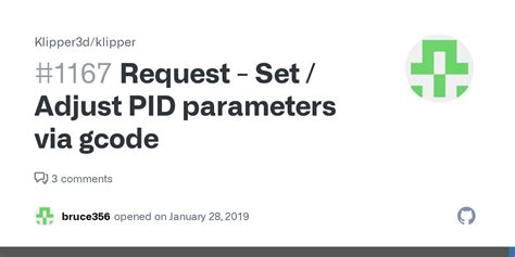 request set adjust pid parameters via gcode · issue 1167