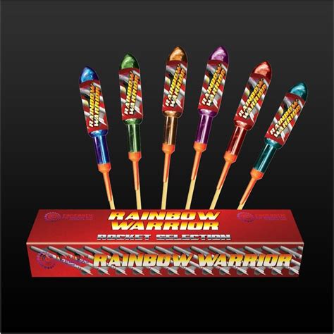 Rainbow Warrior Firework Rocket Pack