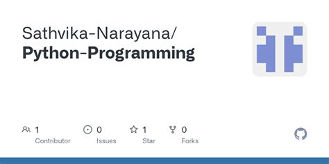 Github Sathvika Narayanapython Programming