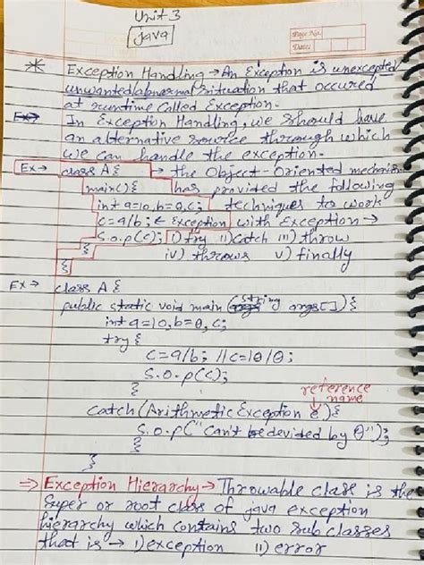 exception handling pdf
