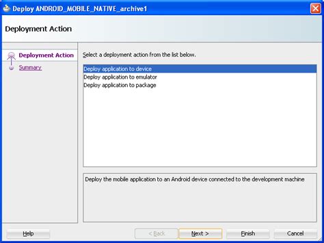 Deploying Adf Mobile Applications