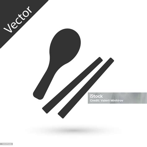 흰색 배경에 격리 된 회색 음식 젓가락 아이콘 아시아 요리를 위한 나무 한국 스틱 동양 기구 벡터 0명에 대한 스톡 벡터 아트 및 기타 이미지 Istock
