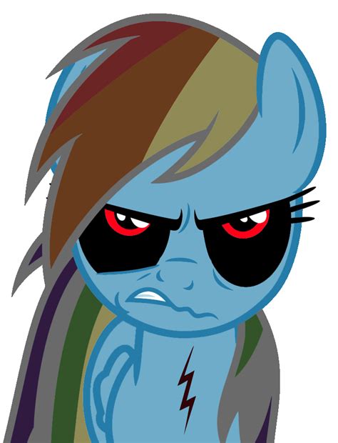 Rainbow Dash Exe Is Peeved By Syaz The Fox351 On Deviantart