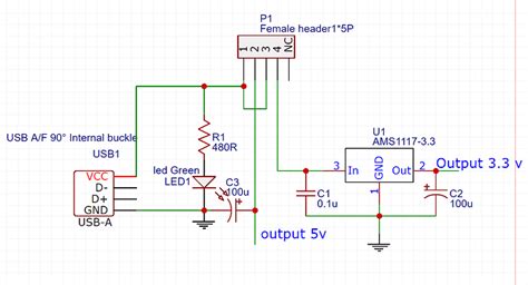 5v And 3 3v Regulator Circuit Correctness Check General Electronics