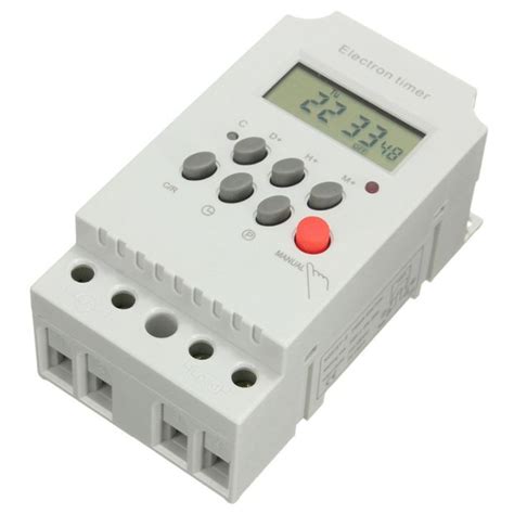 KG T II Din Rail Microcomputer Time Control Switch AC V A DIGITAL TIMER SWITCH Lazada PH