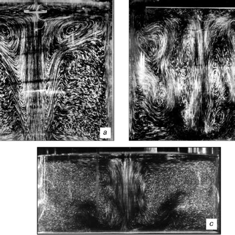 Spatial Flow Pattern In Buoyancy And Thermocapillary Driven Convection Download Scientific