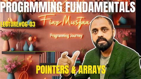 63 Pointers And Arrays In C Complete Guide In Hindiurdu Youtube