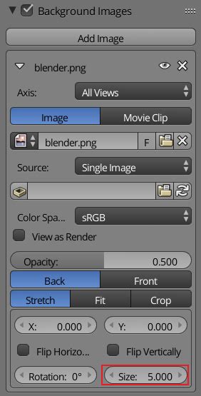 3d View How Do I Scale My Reference Images Correctly Within Blender