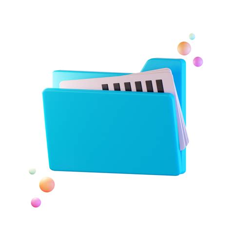 Data Files Information D Icon Illustration PNG