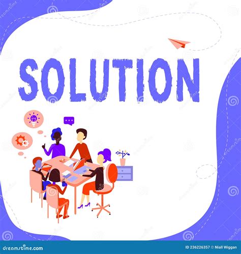 Text Caption Presenting Solution Concept Meaning A Means Of Solving A Problem Or Dealing With A