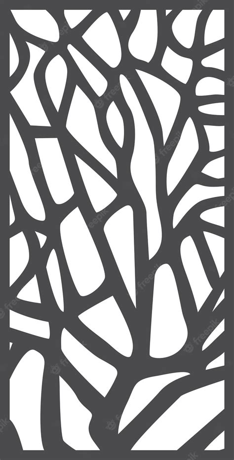 Premium Vector Cnc Cutting Pattern For Home Decoration In Wood Metal