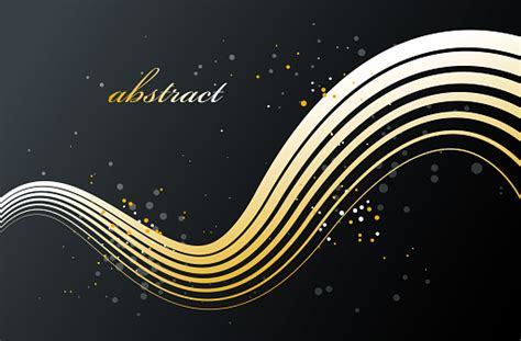 3d 모션 차원 원근 벡터 배경 골드 우아한 매력적인 빛 스트라이프 디자인 요소 광고에 대 한 고급 테마 템플릿에 추상 황금 라인 0명에 대한 스톡 벡터 아트 및 기타