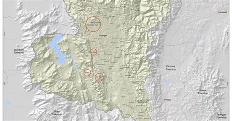 ရှမ်းတောင် ရွာငံမြို့နယ် နွားဘန်းကြီးရွာတဝိုက် တိုက်ပွဲတွကြောင့် ဒေသခံတွေ တိမ်းရှောင်