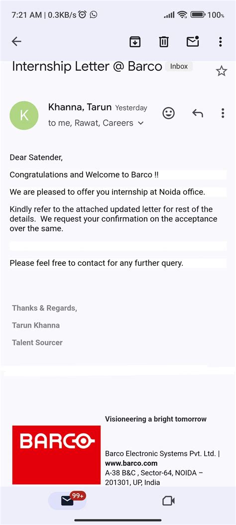 Satender Kumar On Linkedin Internship Softwareit Barcoelectronics Noida Dataanalyst