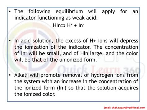 Theories Of Acid Base Indicators Pdf Chemistry Science