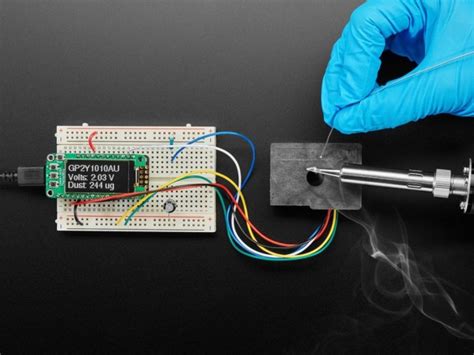 Dust Sensor Module Kit Gp Y Au F With Cable Australia