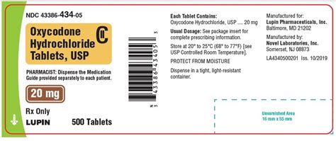 Oxycodone Tablets Package Insert