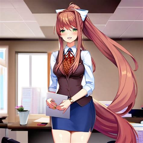 Monika (心跳文学社) - v1.0 | Stable Diffusion Model - LORA | Tensor.Art