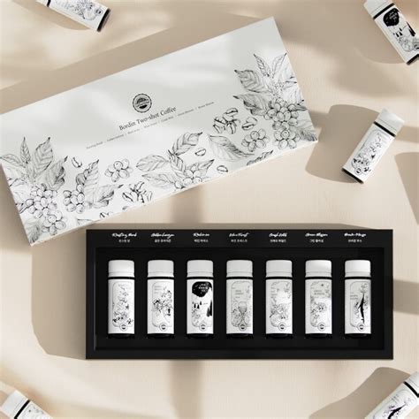 오리진 블렌딩 투샷커피세트 50ml X 7개 바른손더기프트