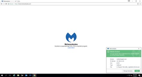 our company website is being blocked website blocking malwarebytes