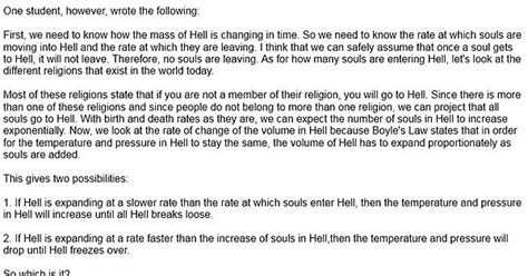 chemist proves hell exists with one simple trick atheists hate him