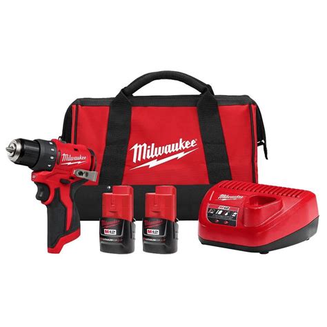 Milwaukee M12 12 Volt Lithium Ion Brushless Cordless Subcompact Drill