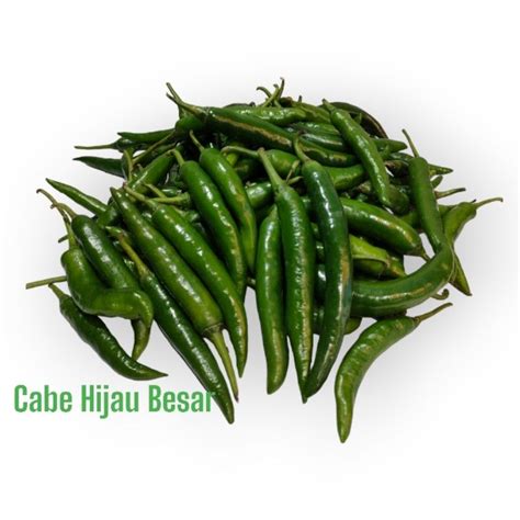 Jual Cabe Ijo Besar 500 Gram Shopee Indonesia