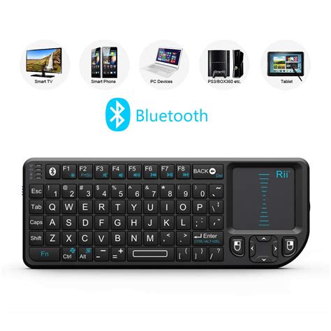 RII K02 Wireless Bluetooth With Laser Mini Keyboard