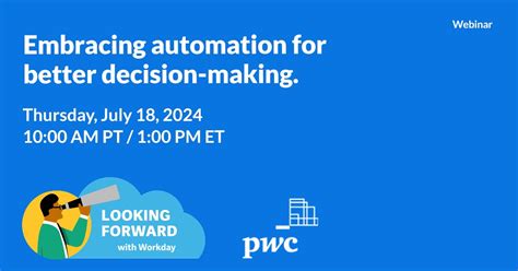 Save The Date Join Pwc Workday And Everlake Life For A Webinar On July 18 To Learn How