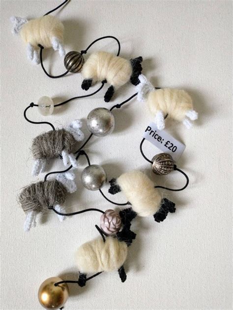 Sheep String Hand Made From British Fleece A Long Vertically Etsy