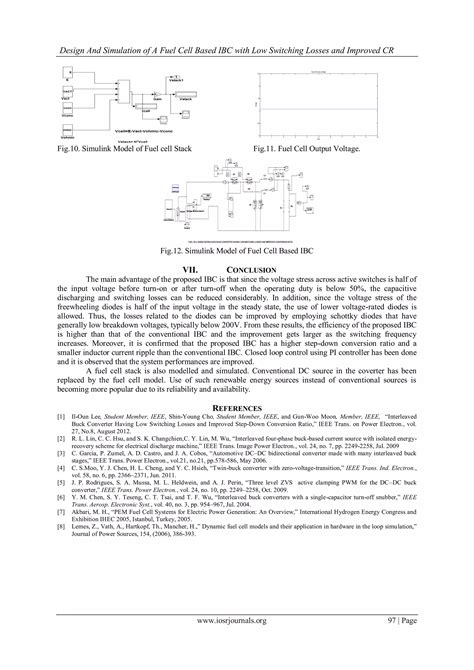 Design And Matlab Simulation Of A Fuel Cell Based Interleaved Buck Converter With Low Switching