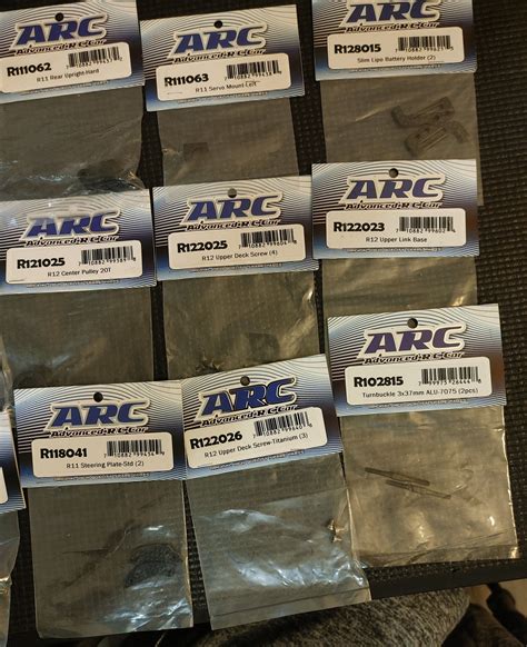 1 10 Touring Car Parts ARC R12 New Retail Parts R C Tech Forums