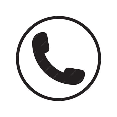 Premium Vector Vector Call Us Now Icon Black And White Phone Call Icon Phone Call Flat Design