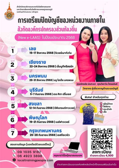 อบรมคนท้องถิ่น 📚 แนวทางปฏิบัติงานพื้นฐานการเงิน การคลังท้องถิ่น การตรวจฎีกา การจัดทำเอกสาร