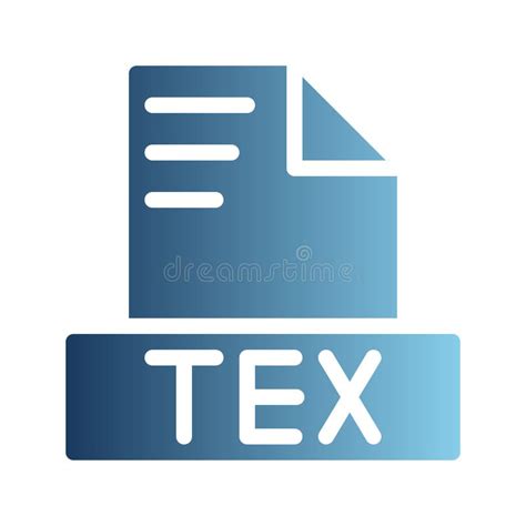 Latex Document File Text Icons With Smooth Color Gradations Can Be