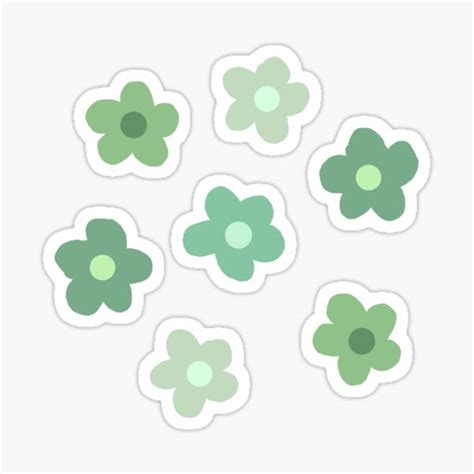 Green Aesthetic Stickers For Sale Green Sticker Aesthetic Stickers