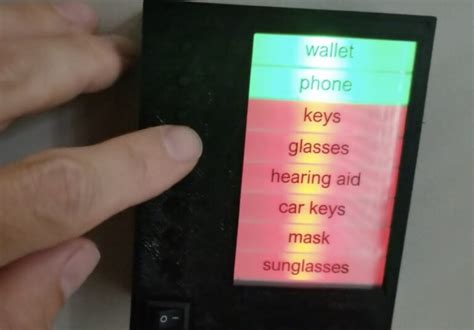 Arduino Controlled Checklist Makes Sure You Don T Forget Anything When Leaving The House