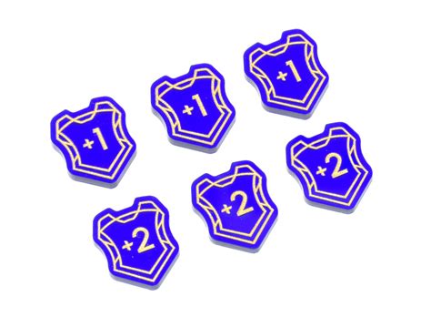 Willpower Plus 1 And 2 Modifier Tokens Compatible With Lorcana Tcg