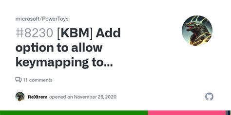 Kbm Add Option To Allow Keymapping To Character And Not Just