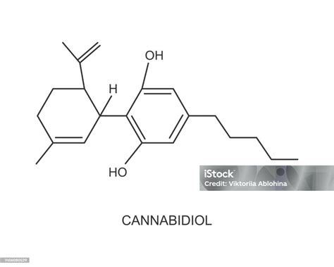 칸 나비 디올 화학 분자 구조 아이콘 흰색 배경에 절연 대마초 종에서 파생 된 칸 나비 노이드 Cbd 의료 약물 공식 Thc에 대한 스톡 벡터 아트 및 기타 이미지 Istock