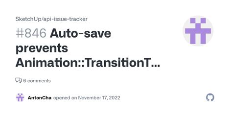Auto Save Prevents Animationtransitiontime To Be Saved On Macos