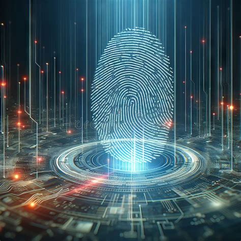 Biometric Security And Identification Stock Image Image Of