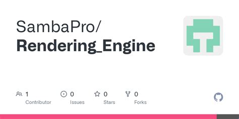 Github Sambaprorenderingengine