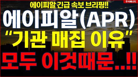 에이피알 Apr 기관 매집 이유 모두 이것 때문 에코프로머티 Ls머트리얼즈주가전망 Ls머트리얼즈 Ls머트 Apr
