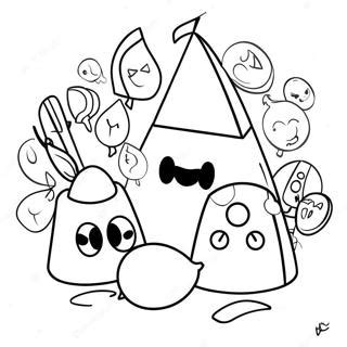 Bfdi Colorful Objects Coloring Page Coloring
