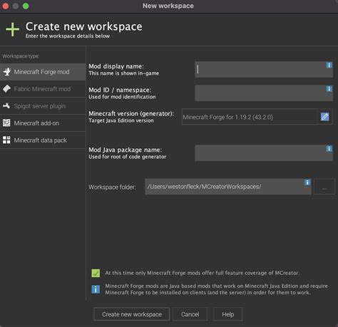 Cant Make A Fabric Mod Even With The Plugin Installed Rmcreator