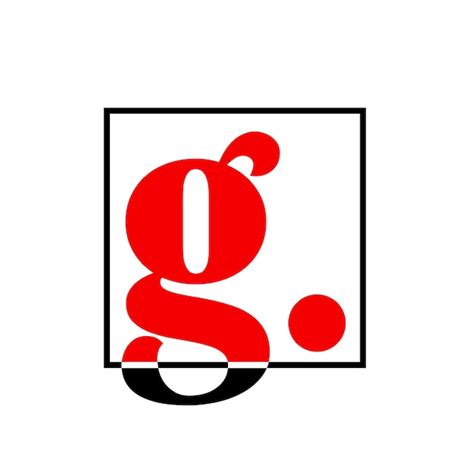 Premium Vector G Brand Name Initial Letter Monogram