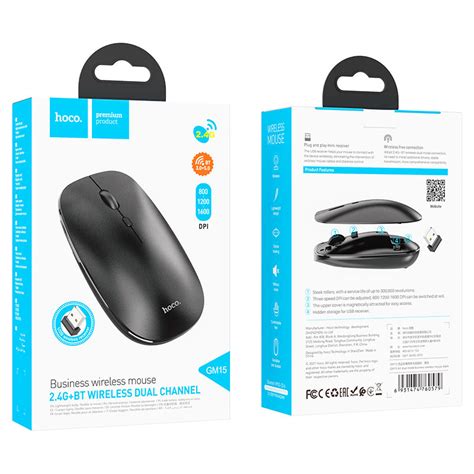 Hoco Gm15 Mouse Inalámbrico 24g Botón 4d Daizenpe Hoco Gm15 Mouse Inalámbrico 24g Botón 4d Daizenpe