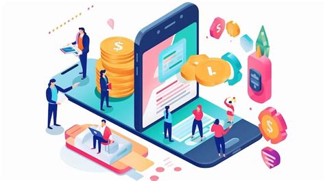 Premium Ai Image Online Mobile Payment Isometric Concept Prototype Generative Ai