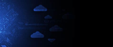 Premium Vector Cloud Technology Integrated Digital Web Concept Background